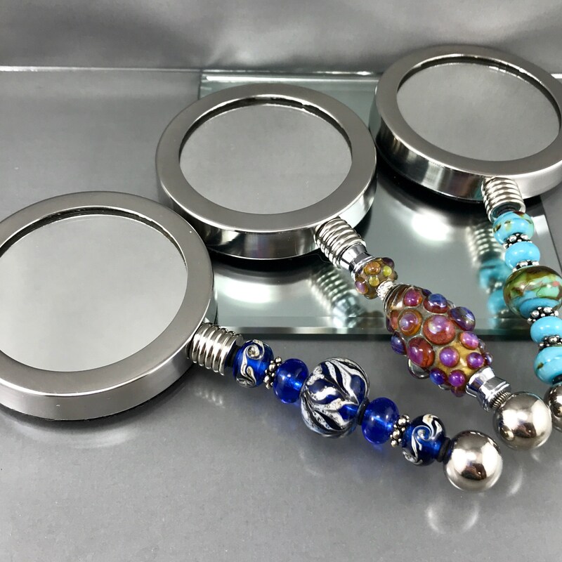 Beaded Mirror - Etsy