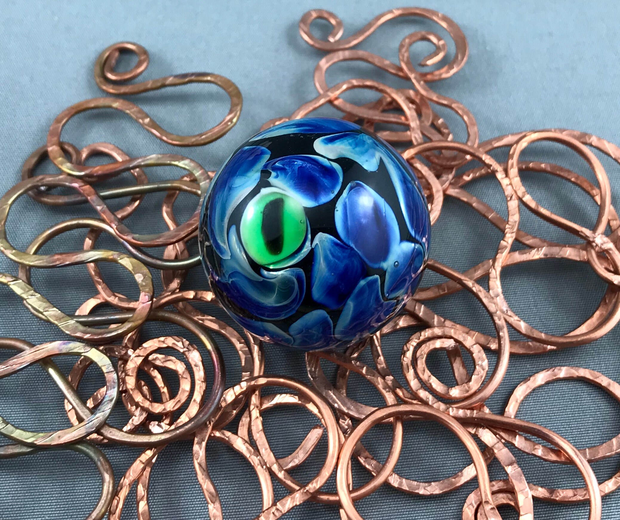 Dragon Eye Marble Lampwork Marble Green Eyed Monster Dragon - Etsy Canada