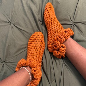 Crochet Ruffle Socks - Etsy