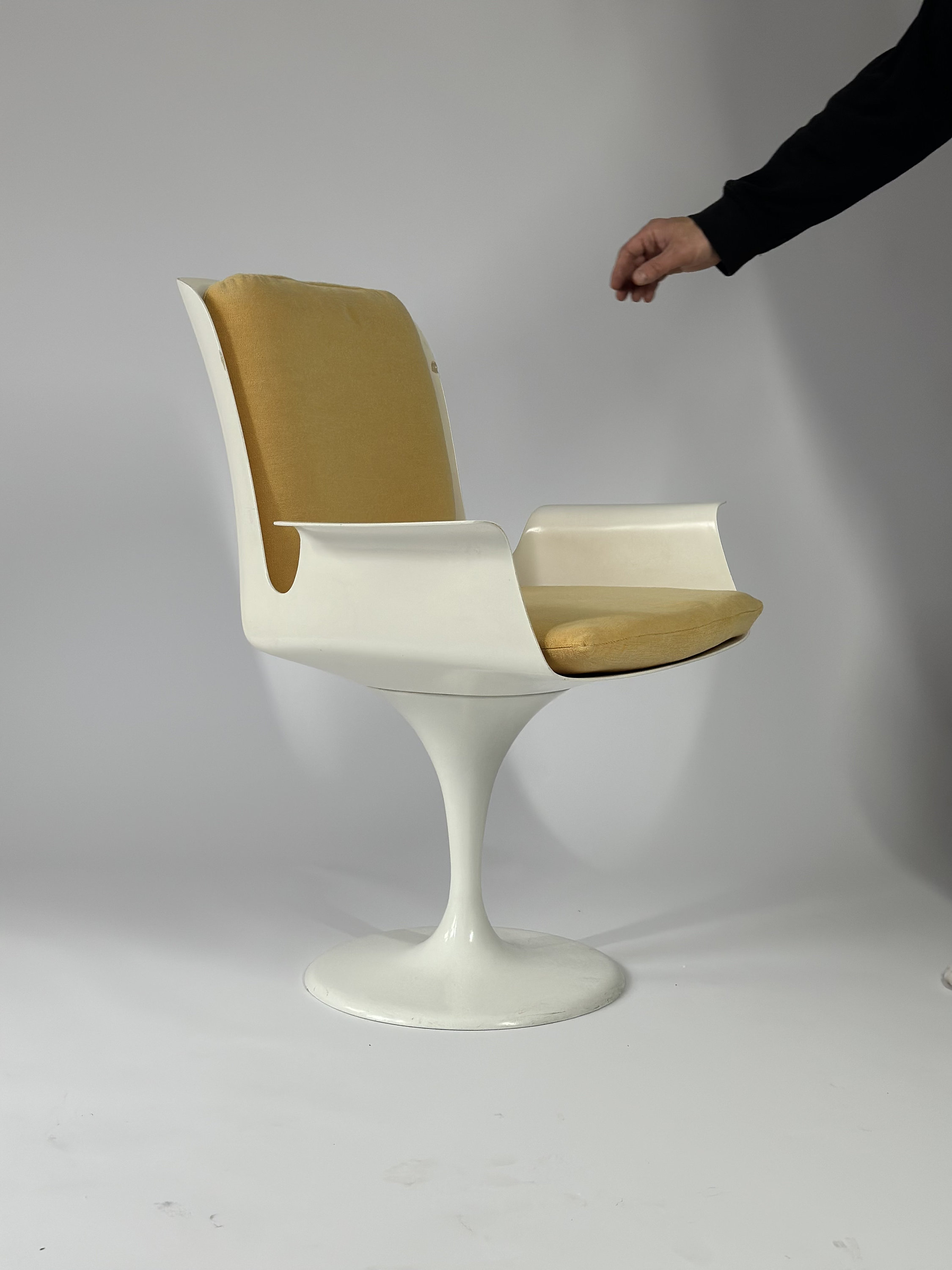 1960s Space Age Swivel Chair Vintage Tulip Chair With Armrests - Etsy