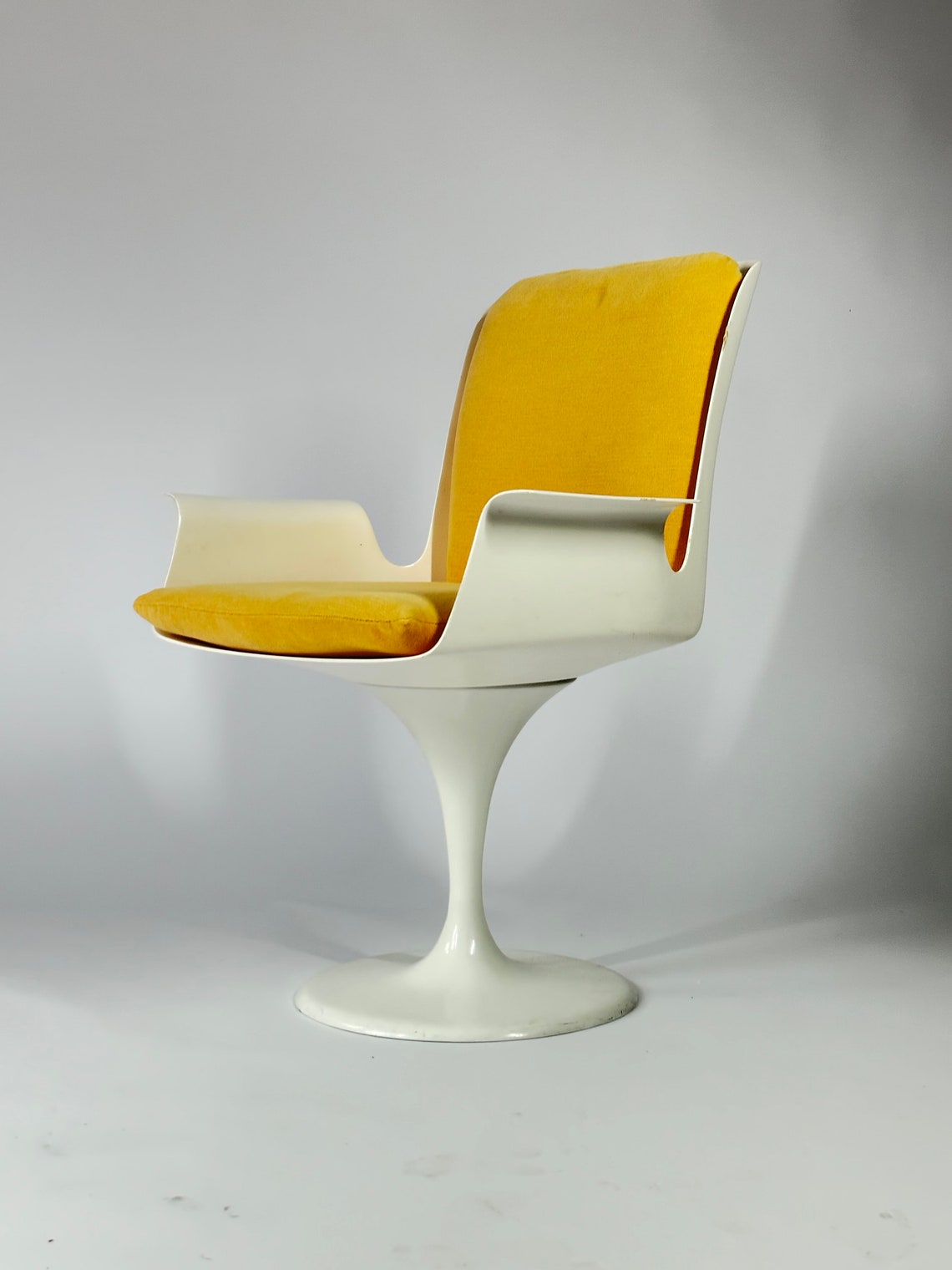 1960s Space Age Swivel Chair Vintage Tulip Chair With Armrests - Etsy