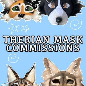 Therian Mask Commissions! - Etsy