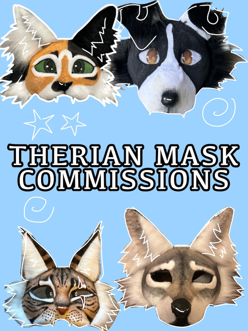 Therian Mask Commissions! - Etsy