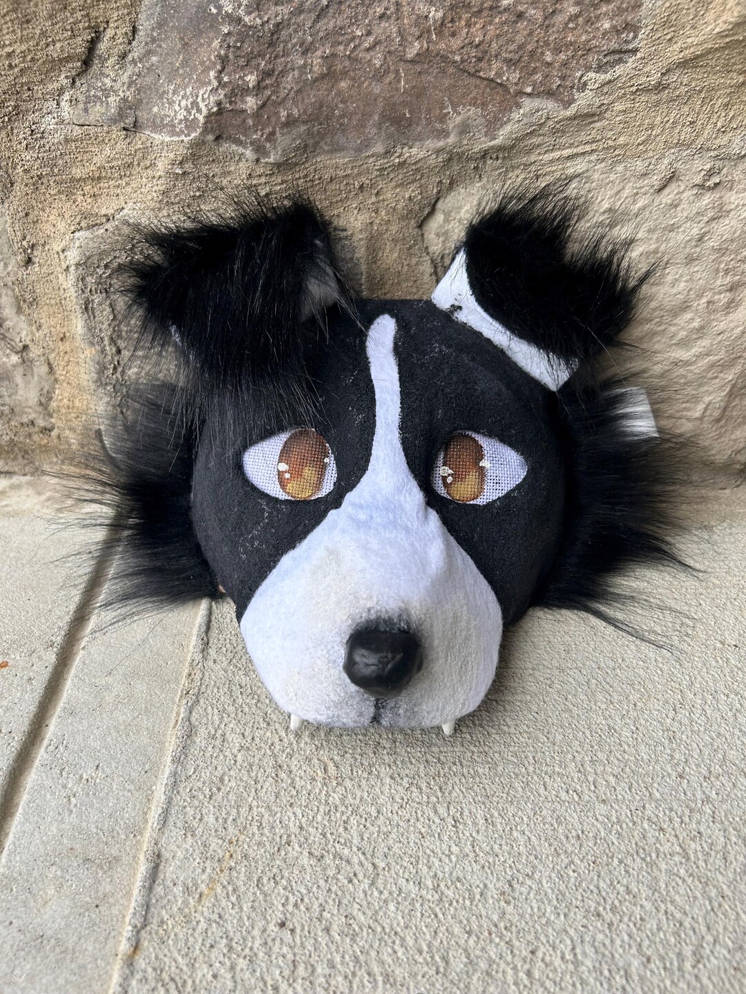 Therian Border Collie Dog Mask - Etsy
