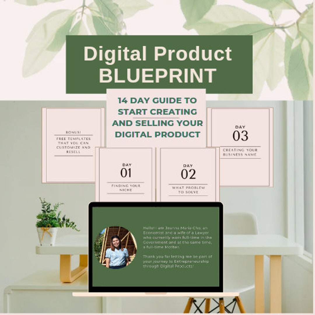 Digital Product Blueprint 14-day Guide to Digital Products Industry - Etsy