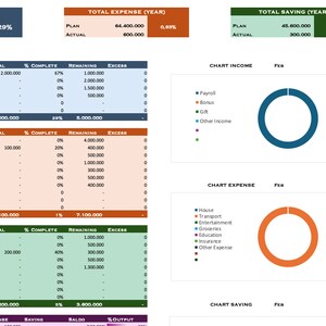 Template, Digital Template, Office, Canva, Excel, Planner, Finance - Etsy