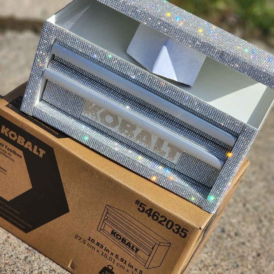 Rhinestone Mini-kobalt Toolbox - Etsy