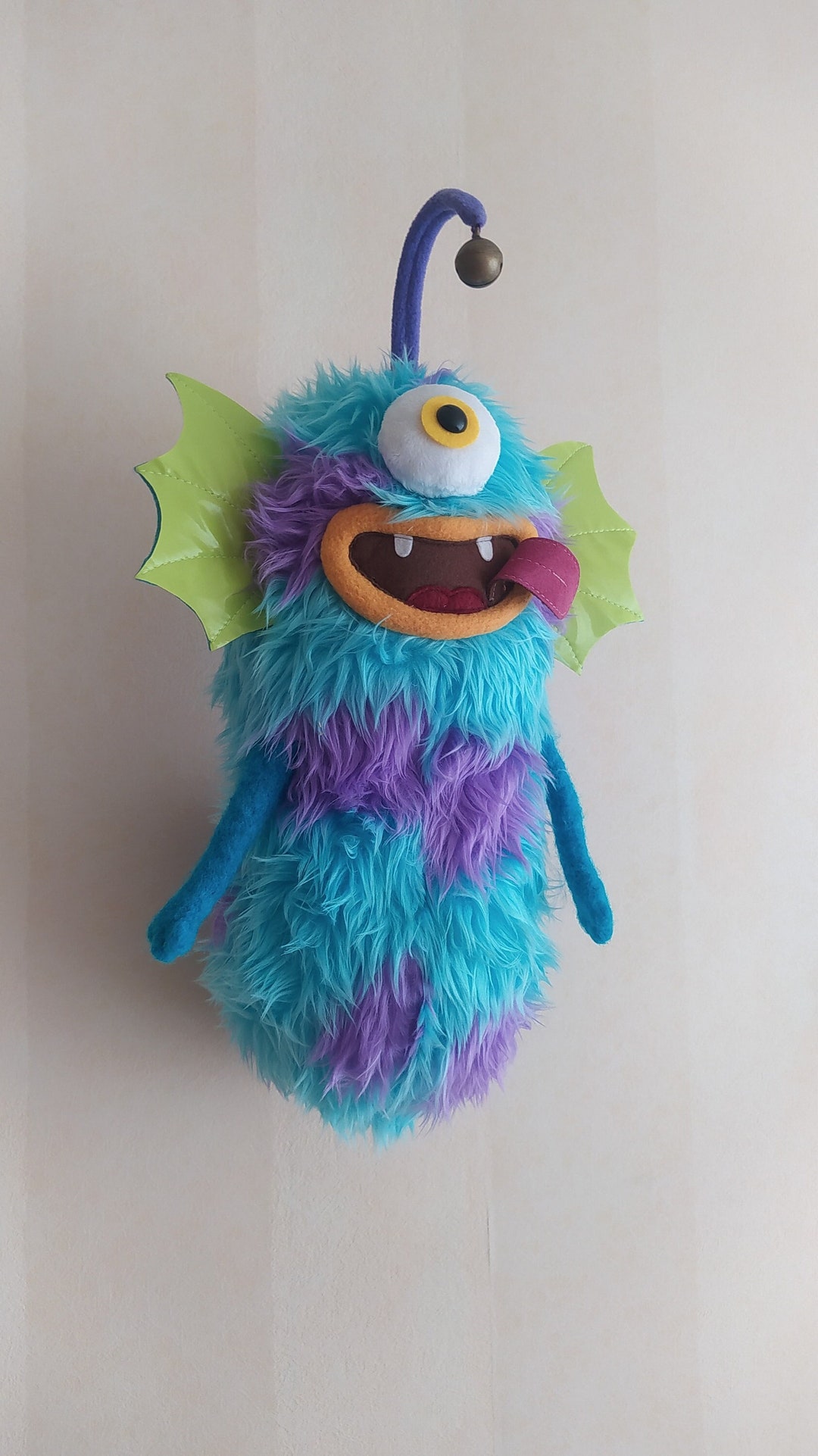 Faux Taxidermy Monster Hanging Wall Decor - Kids Room Decor - Funny ...