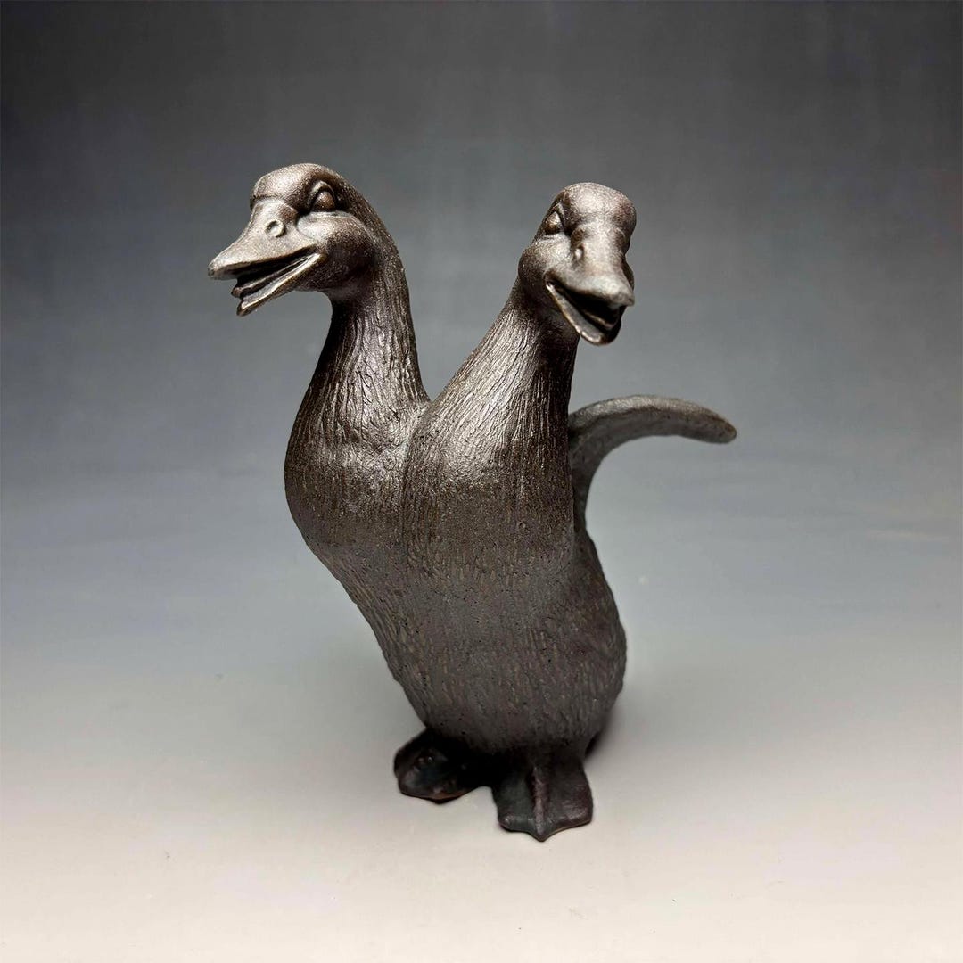 Two Headed Dragon Duck - Etsy