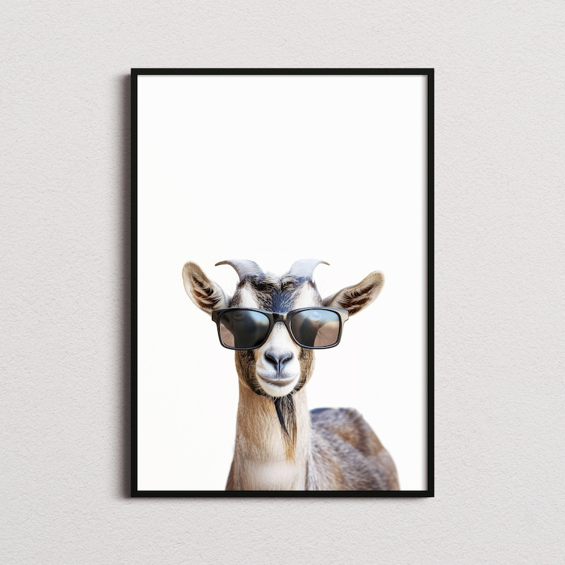 Goat Poster - Etsy