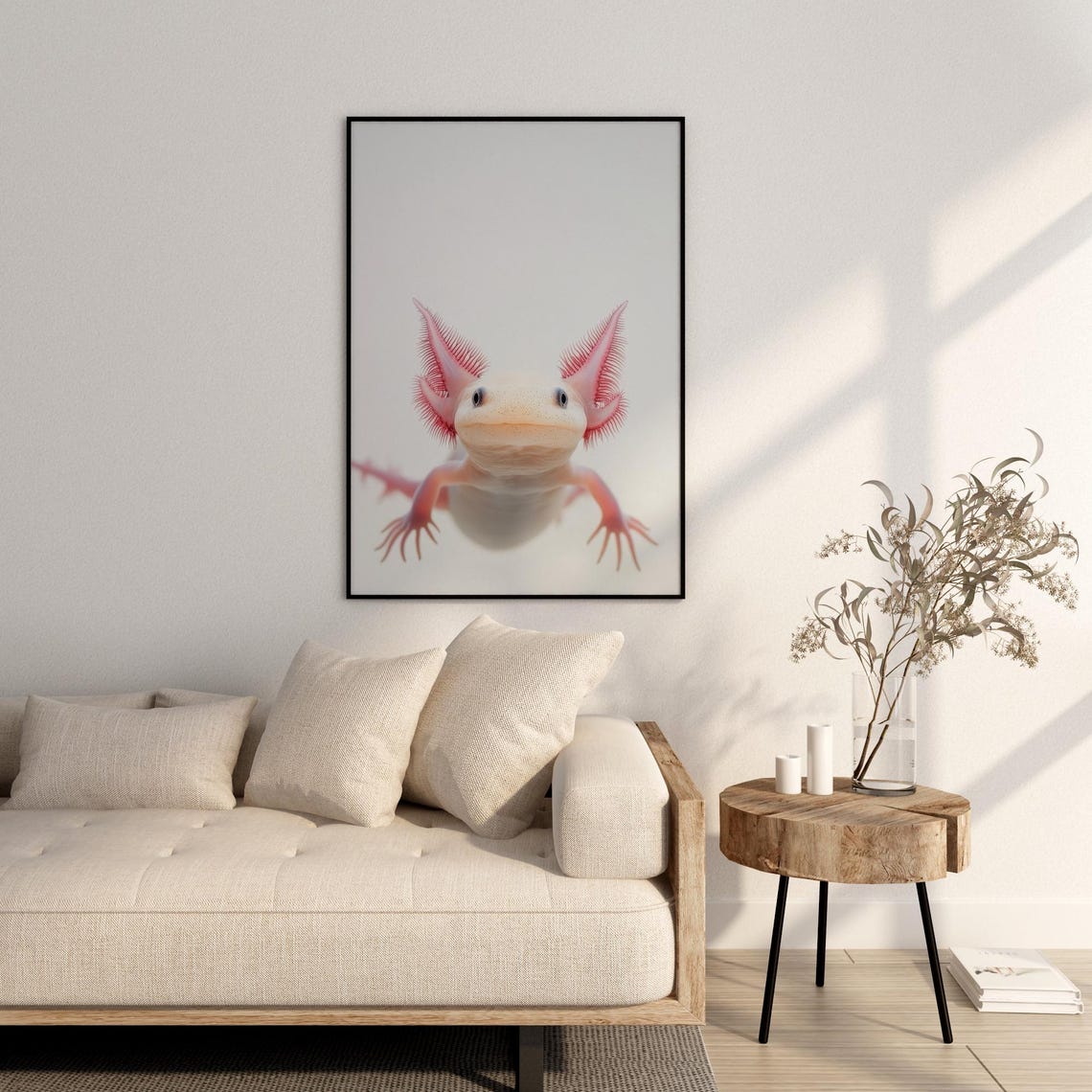 Axolotl Print, Axolotl Poster, Axolotl Wall Art, Axolotl Art Print ...