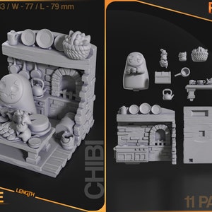 Chibi No Face | Spirited Away Anime Painted Unpainted 12K Resolution ...