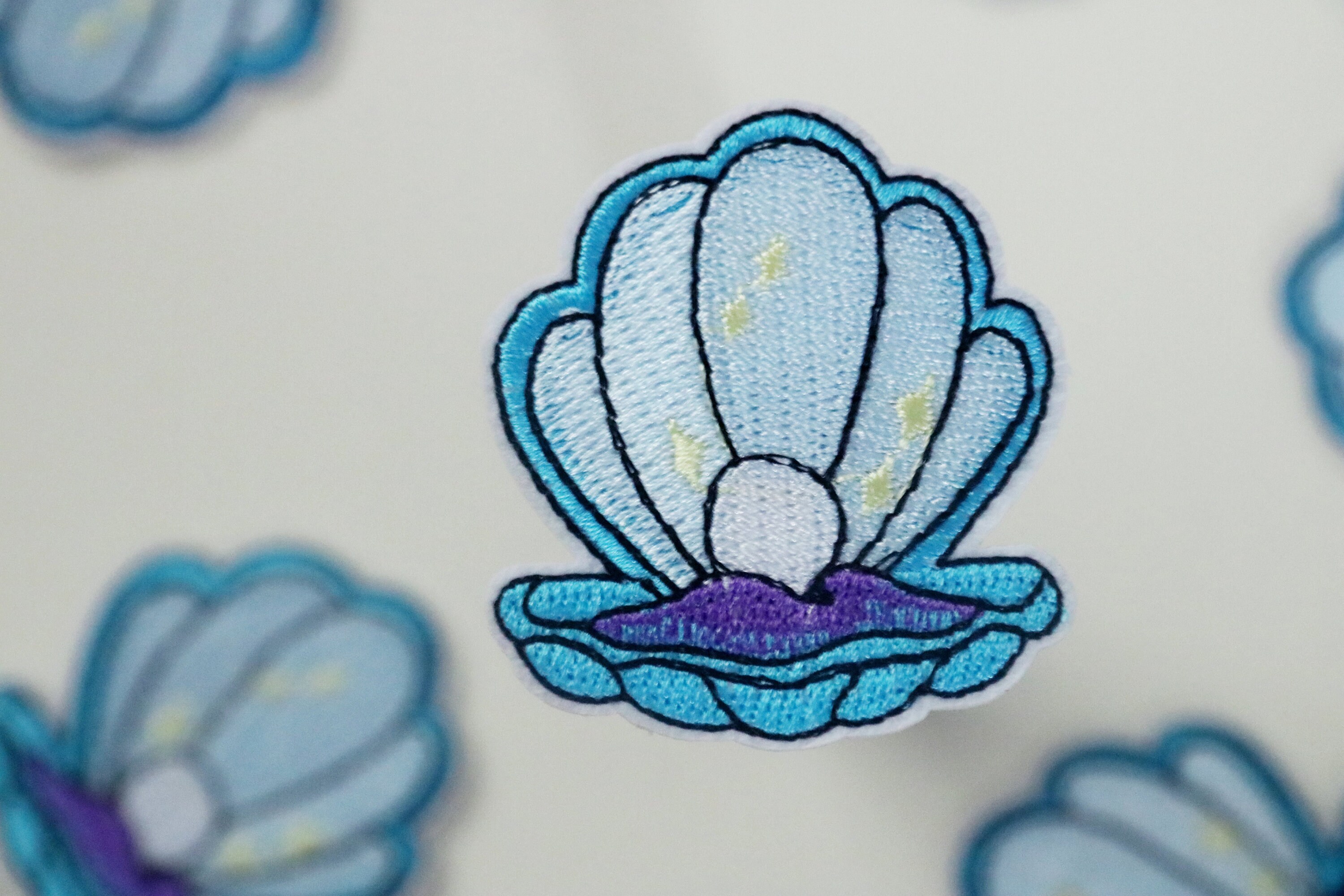 Pearl Shell Patch, Iron on Patch, Embroidered Patch, Funny Patch, Cool ...