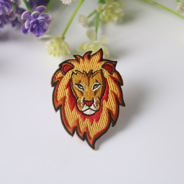 Lion Patch - Etsy