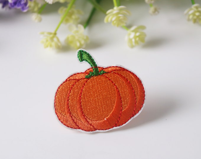 Embroidered Pumpkin Patch - Etsy