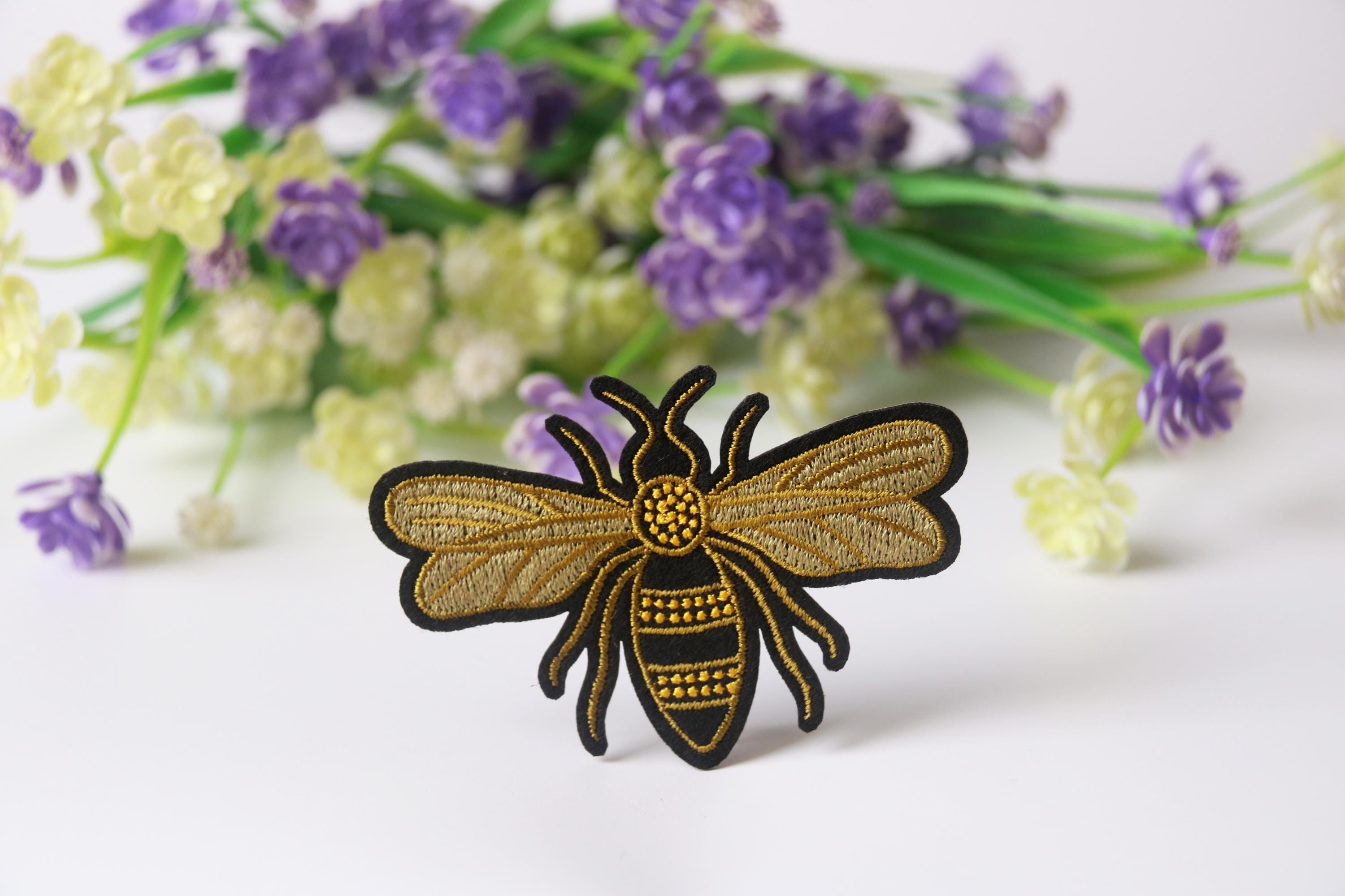 Gorgeous High-end Bee Patch, Bumble Bee Patch, Iron on Patch ...