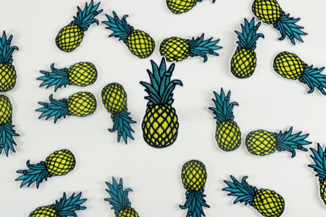 Pineapple Patch, Fruit, Iron on Patch, Embroidered Patch, Funny Patch ...