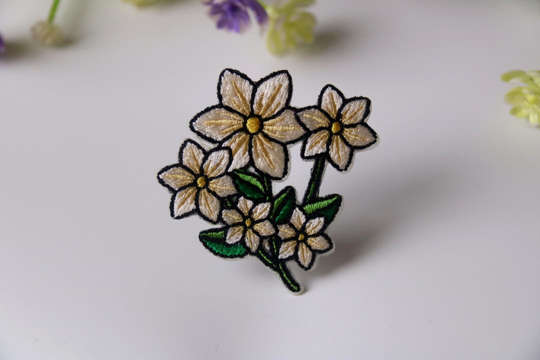 Gorgeous Lily Flower Patch, Self-adhesive Patch, Iron on Patch ...