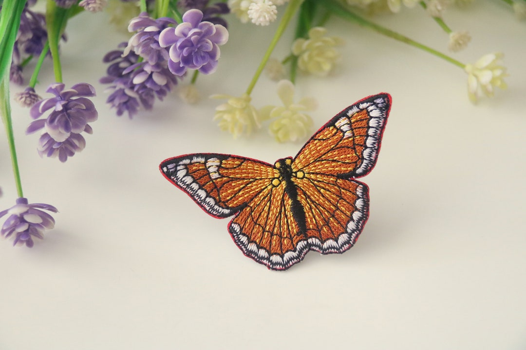 Gorgeous Butterfly Patch, Insect Patch, Iron on Patch, Embroidered ...