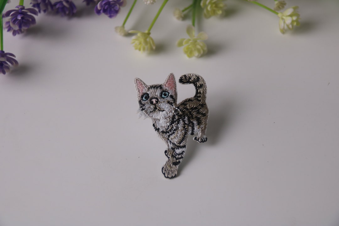Cat Patch, Kitty Patch, Iron on Patch, Embroidered Patch, Funny Patch ...