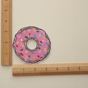 Donut Patch, Dessert Patch, Iron on Patch, Embroidered Patch, Funny ...