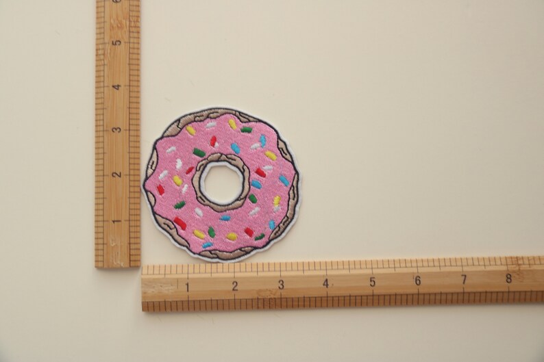 Donut Patch, Dessert Patch, Iron on Patch, Embroidered Patch, Funny ...
