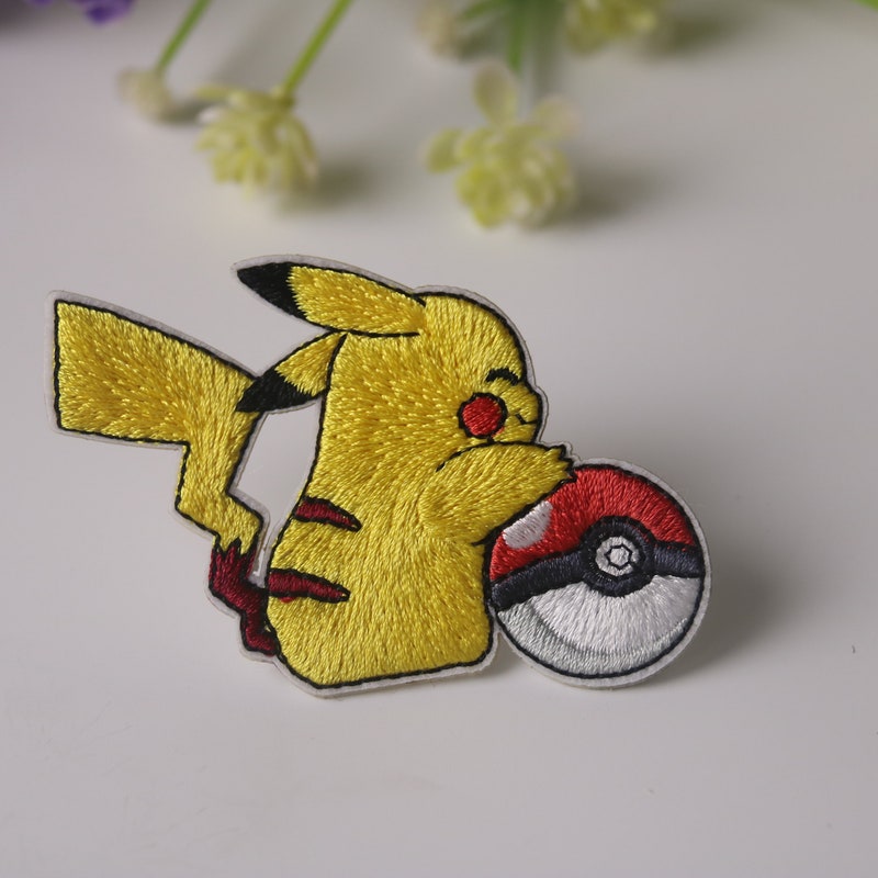 Pikachu Patches Iron - Etsy