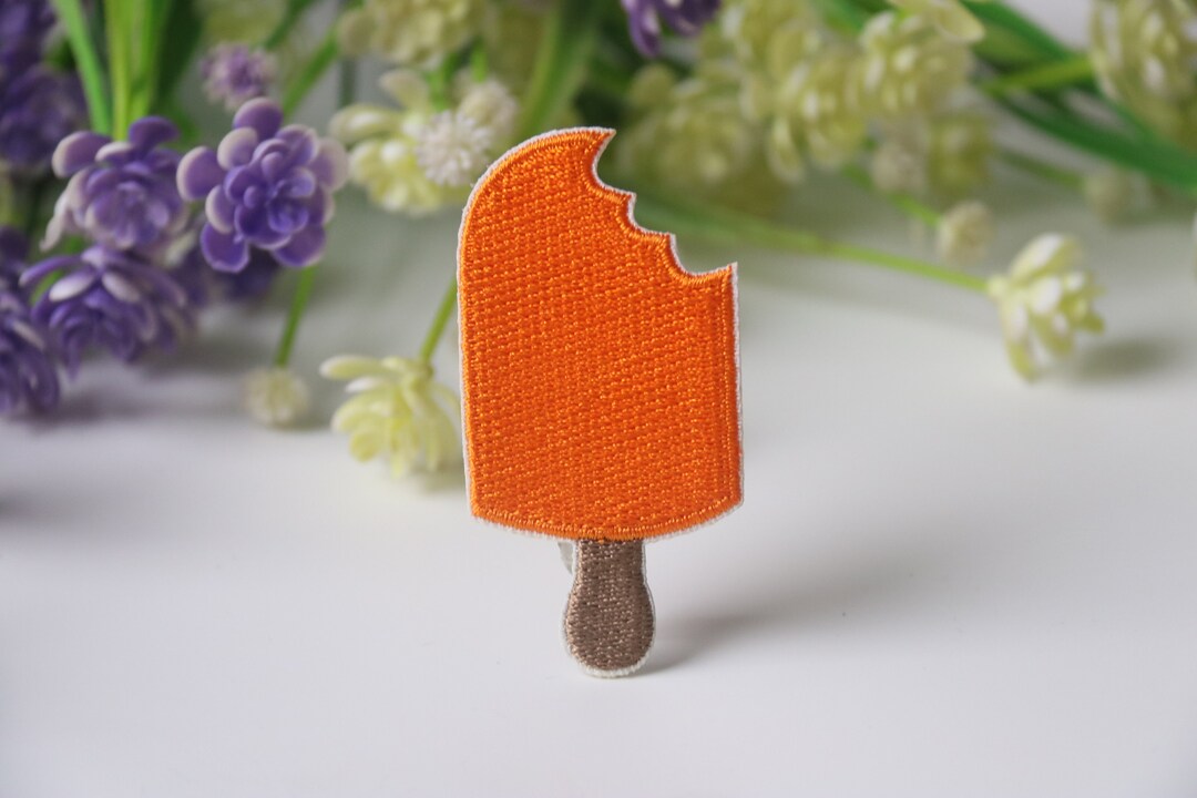 Popsicle Patch, Ice-cream Patch, Iron on Patch, Embroidered Patch ...