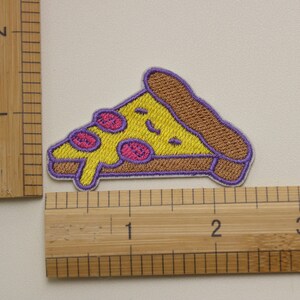 Pizza Patch, Iron on Patch, Embroidered Patch, Funny Patch, Cool Patch, for Vest, for Tote Bag ...