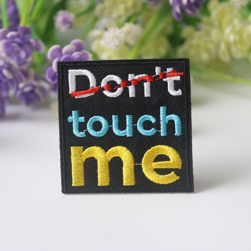 Dont Touch Patch - Etsy