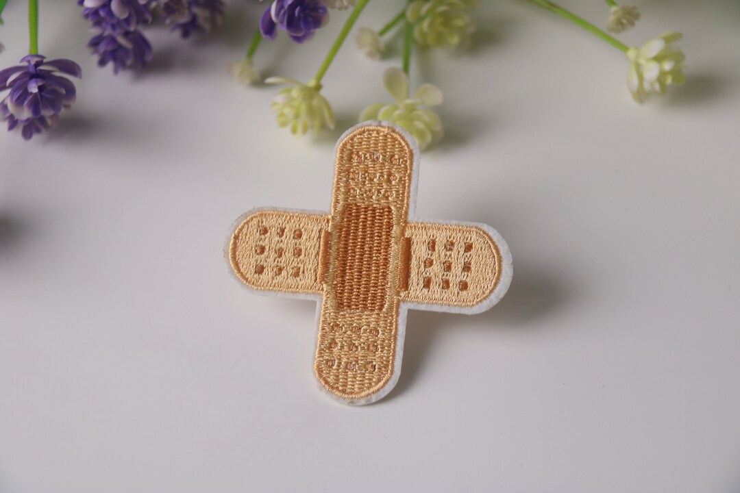 Band-aid Patch, Iron on Patch, Embroidered Patch, Funny Patch, Cool ...