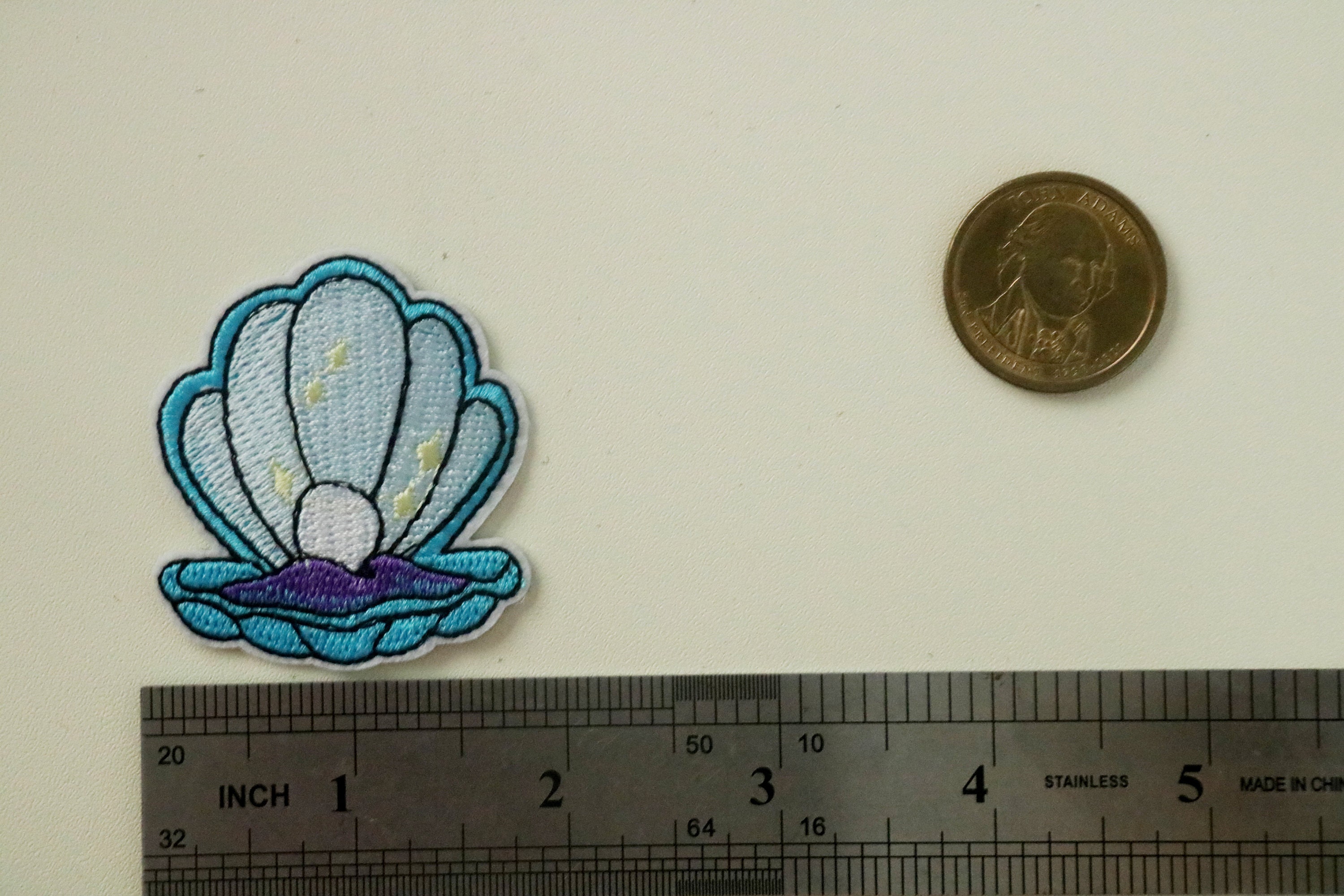 Pearl Shell Patch, Iron on Patch, Embroidered Patch, Funny Patch, Cool ...