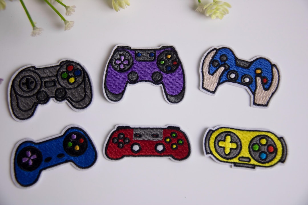 Retro Game Pad Patch, Game Patch, Video Game, Iron on Patch ...