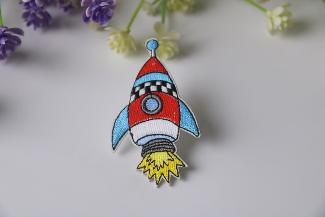 Rocket Patch, Jet Patch, Iron on Patch, Embroidered Patch, Funny Patch ...