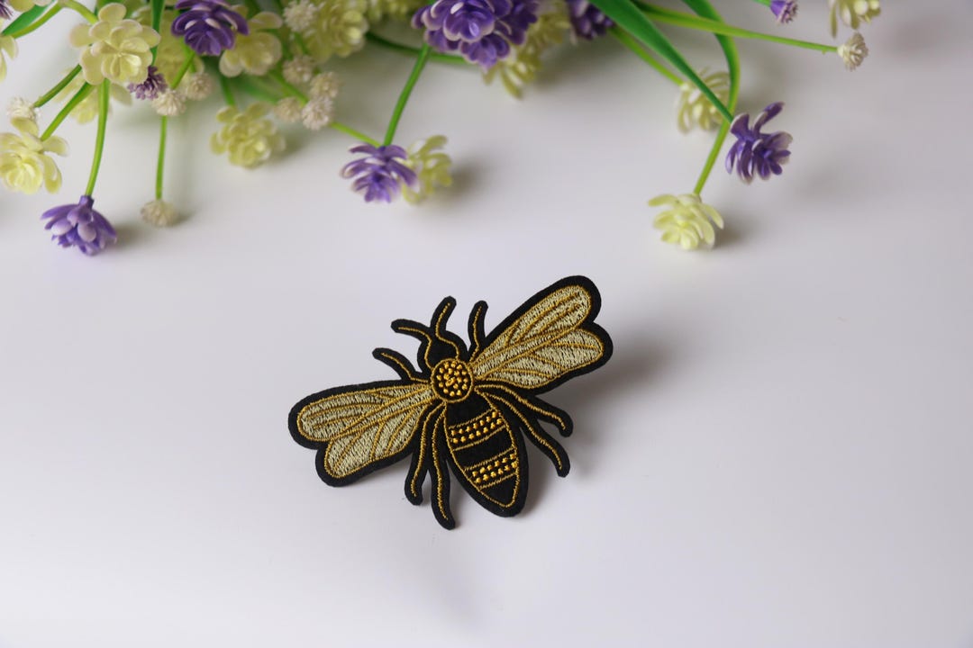 Gorgeous High-end Bee Patch, Bumble Bee Patch, Iron on Patch ...