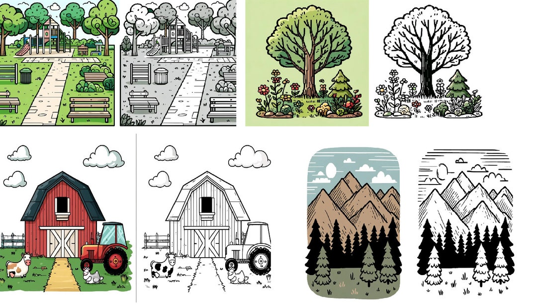 15 Coloring Pages for Children With an Example, Which Will Be a Great ...