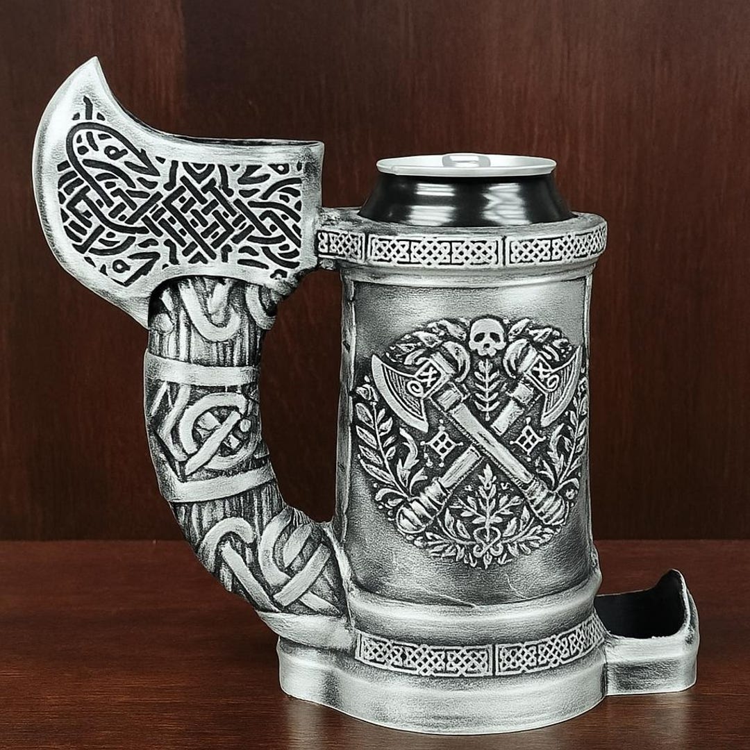 Axe Dice Tower With Beer Holder: D&D Tabletop Gaming - Etsy