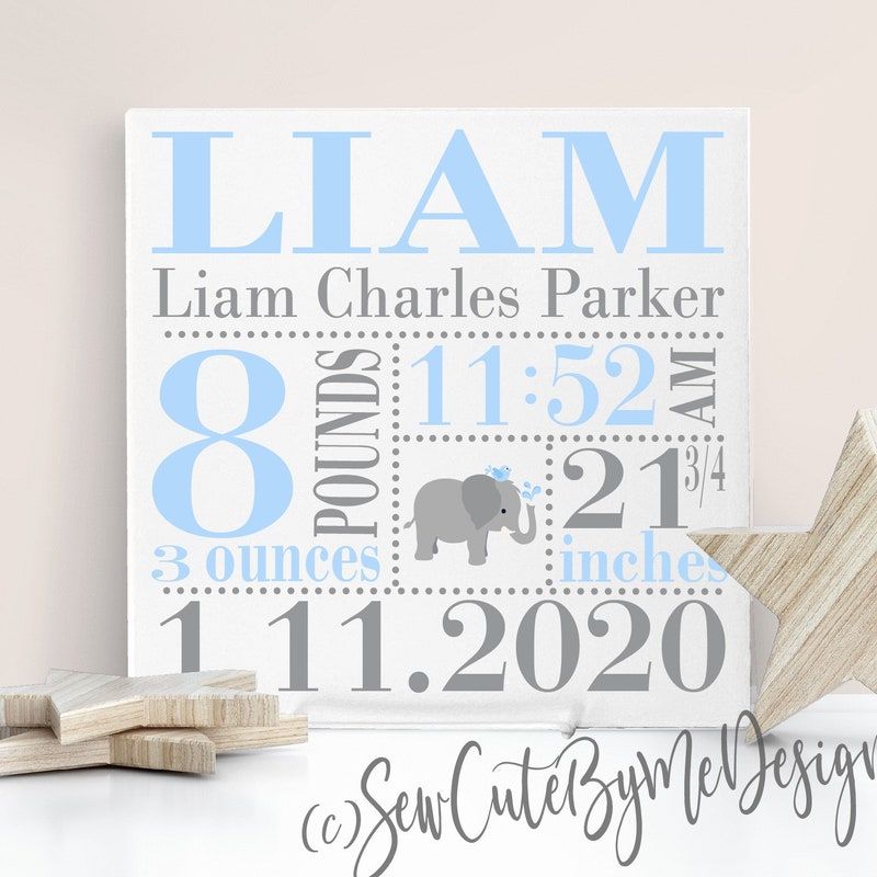 Newborn Birth Tiles - Etsy