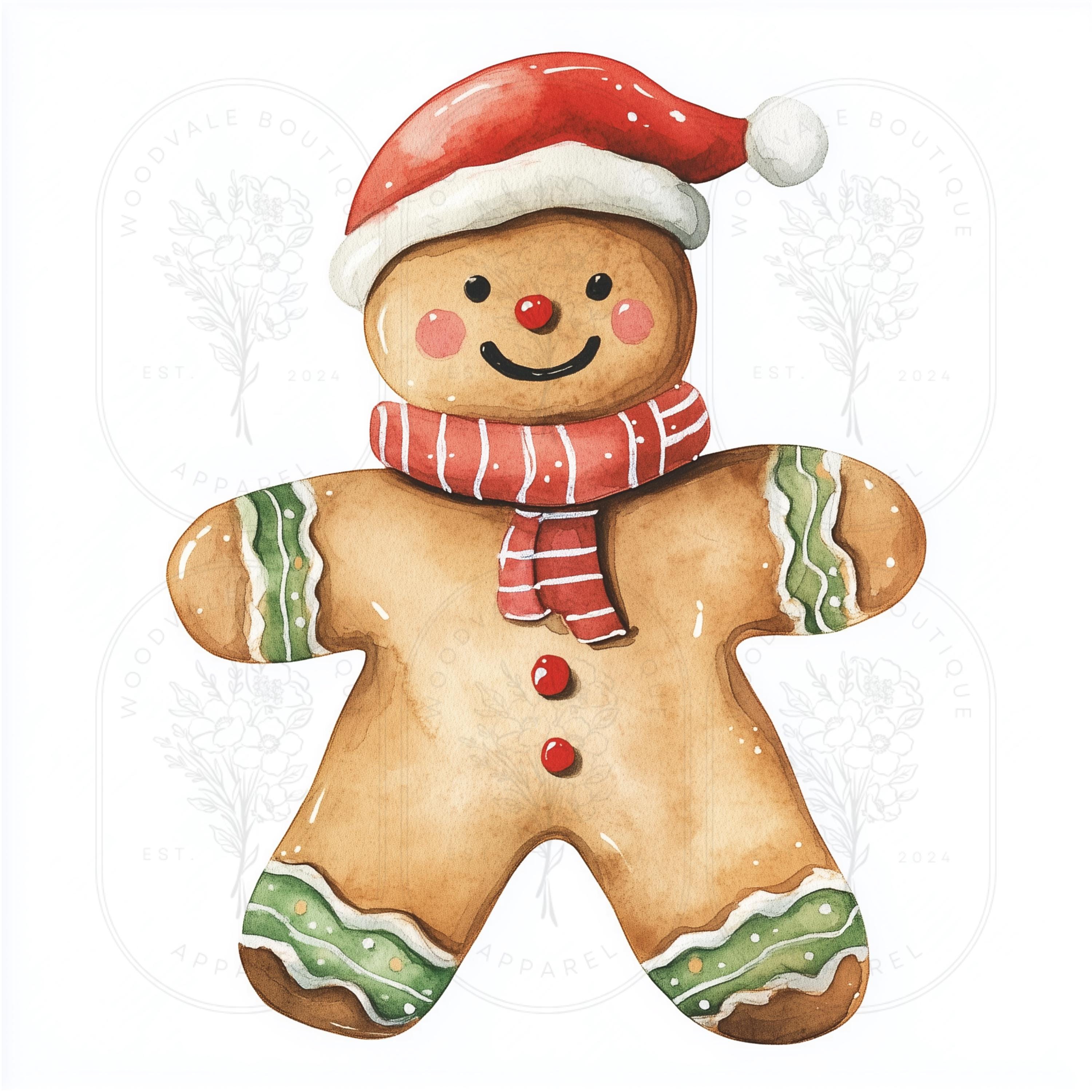 Christmas Gingerbread PNG JPEG SVG Download Printable Transparent ...