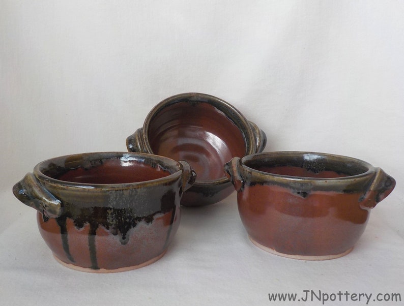 Ceramic Soup Crock Handmade Stoneware Bake and Serve Dish | Etsy