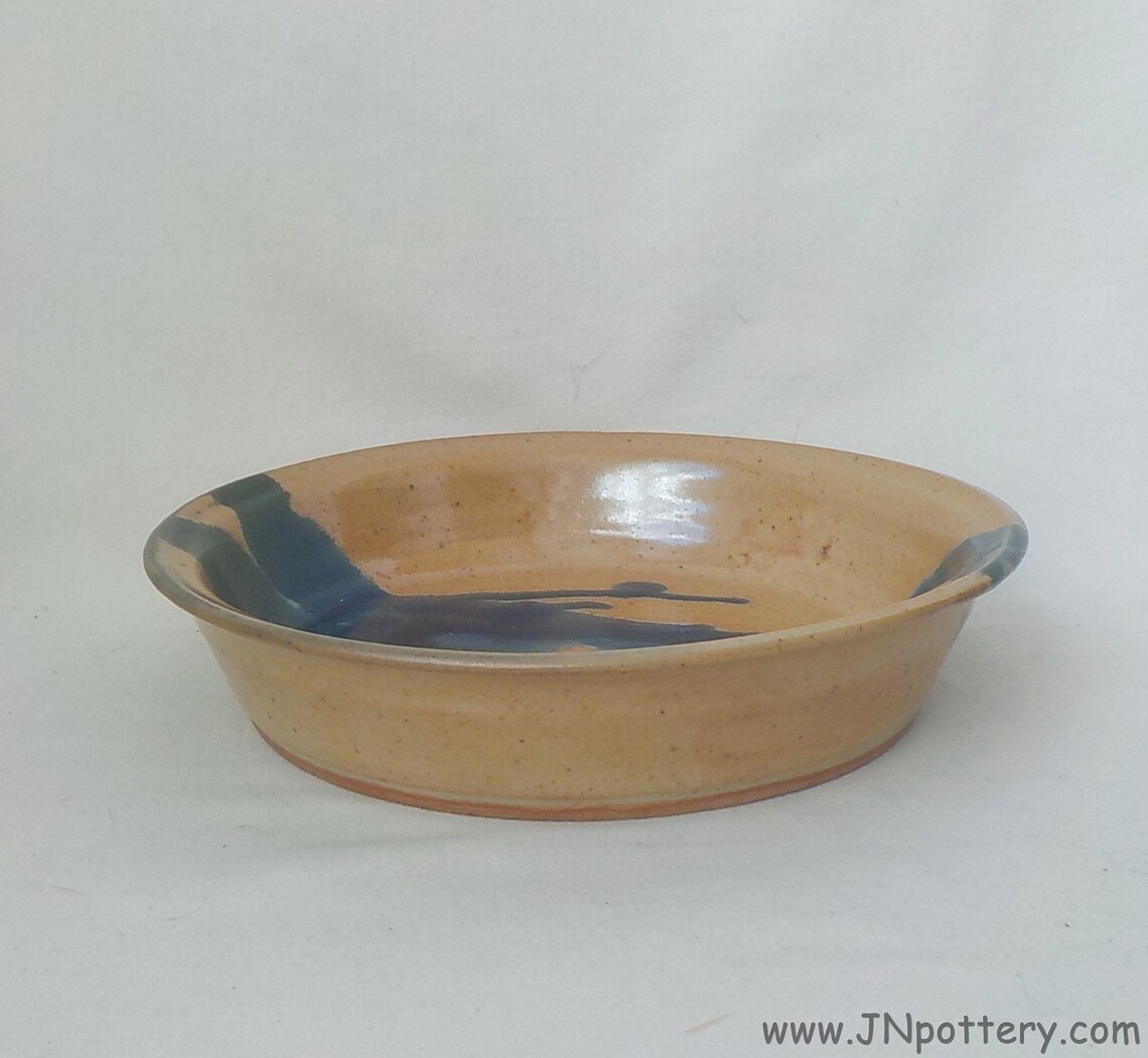 Stoneware Pie Plate Ceramic Brie Baker / Server Small Quiche | Etsy