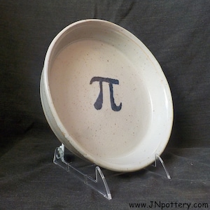 Ceramic Pie Plate Tart Baker Handmade Serving Dish Shallow Stoneware ...