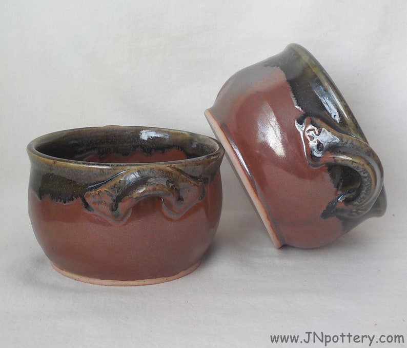 Ceramic Soup Crock Handmade Stoneware Bake and Serve Dish | Etsy