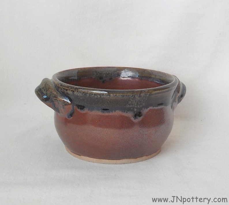 Ceramic Soup Crock Handmade Stoneware Bake and Serve Dish | Etsy