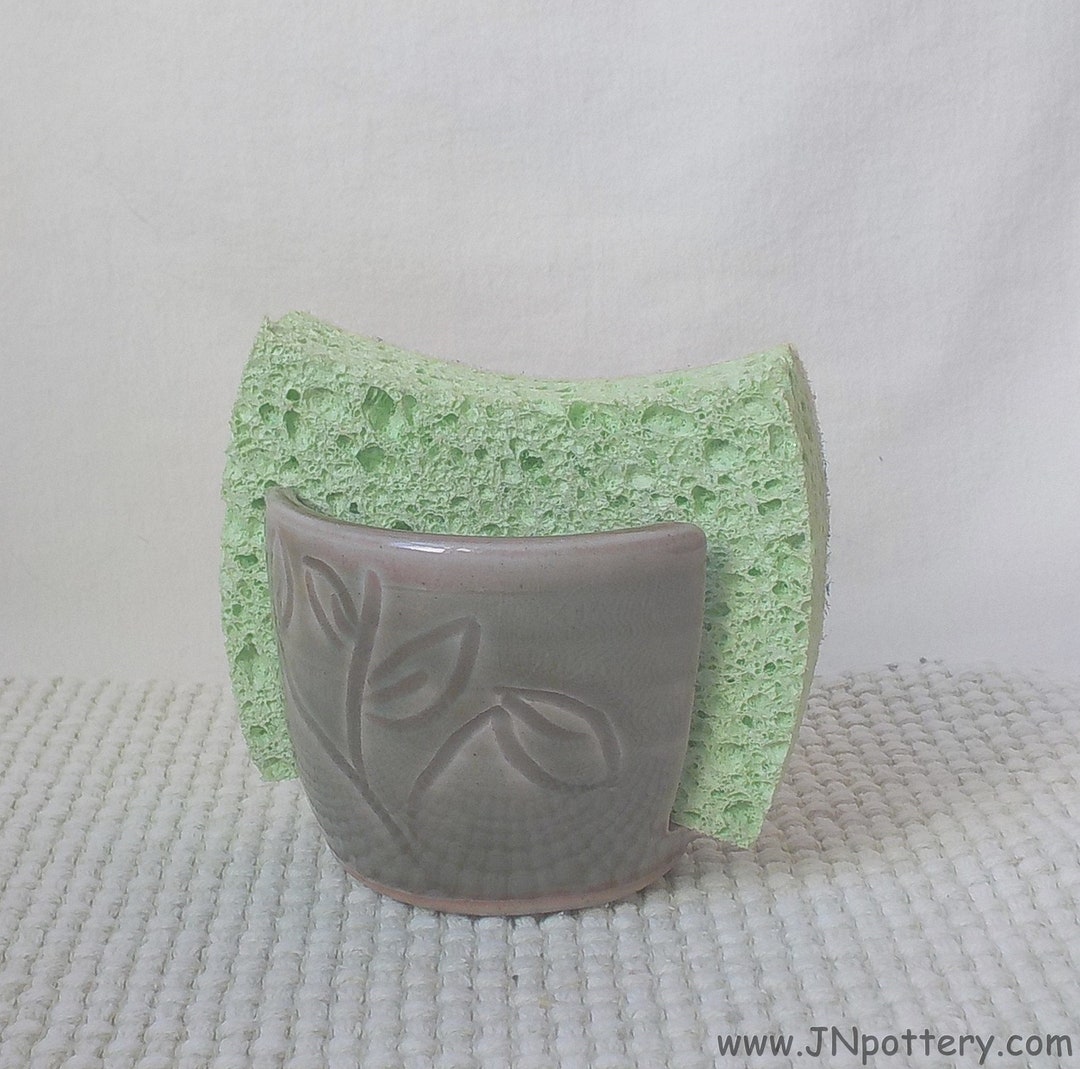 Ceramic Sponge Holder Sponge Rest Bowl Carved Kitchen - Etsy