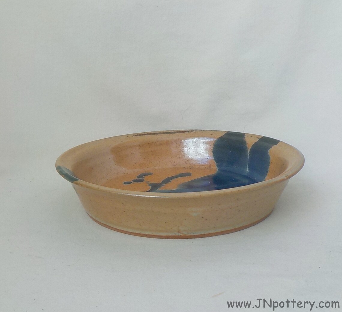 Stoneware Pie Plate Ceramic Brie Baker / Server Small Quiche | Etsy