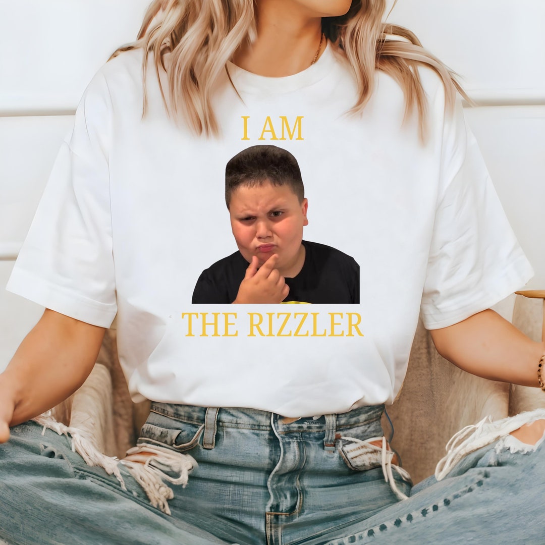 I Am the Rizzler Kids Shirt, Funny Kids Shirt, Gift for Kids, Skibidi ...