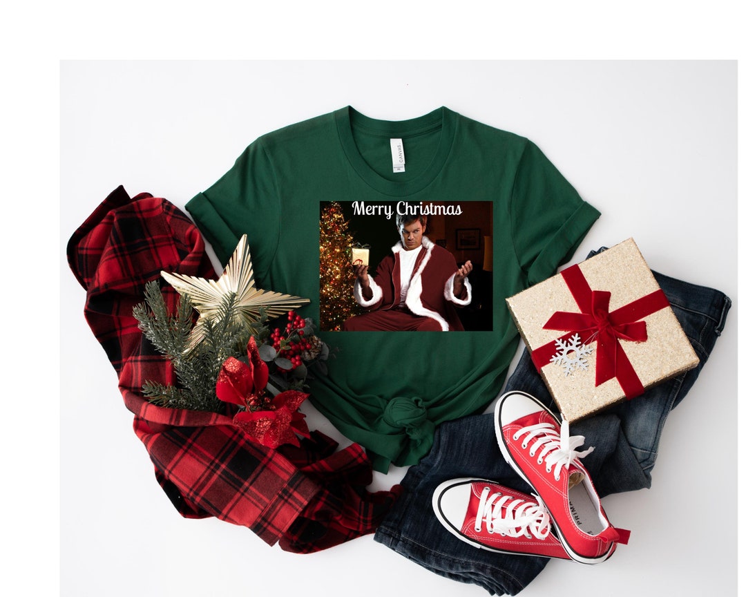Dexter Middle Finger Shirt, Funny Dexter Meme Shirt, Dexter Christmas Shirt, Dexter Merry ...