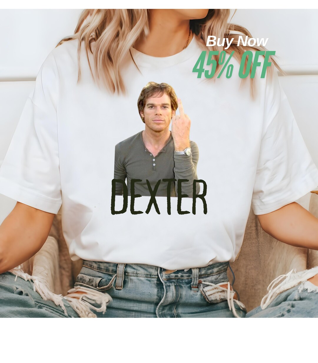 Dexter Middle Finger Shirt, Shirmichael C.hall, Funny Dexter Meme Shirt, Dexter Morgan Shirt ...