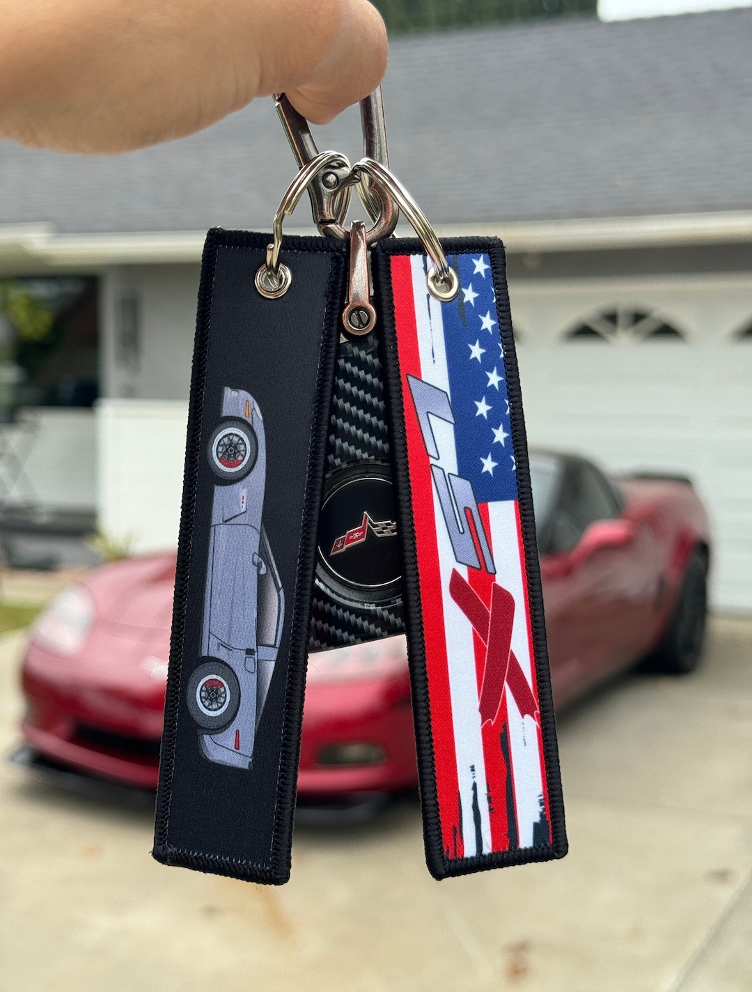 Corvette Key Chain - Etsy